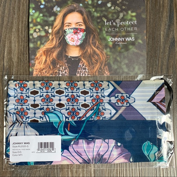 Johnny Was | Accessories | Johnny Was Face Mask | Poshmark